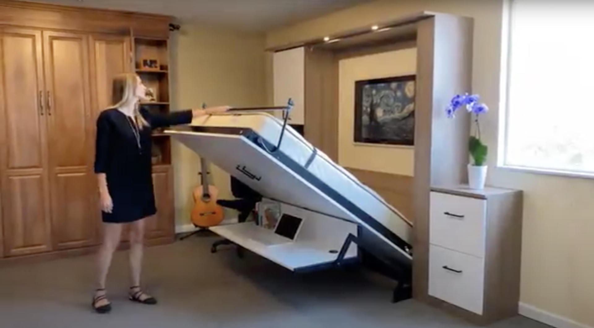 Murphy Bed with Studio Desk | Smart Spaces Murphy Bed & Wall Bed ...